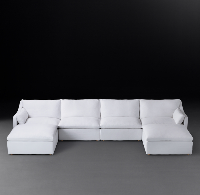 Cloud Slope Arm Modular Customizable Sectional