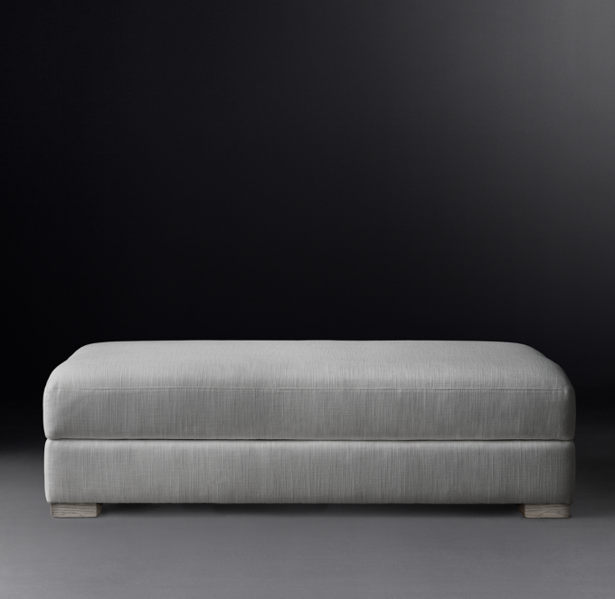 Restoration hardware storage ottoman store