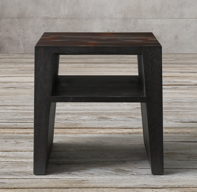 Wyeth Split Bamboo Square Side Table