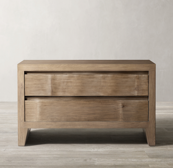 Wyeth Split Bamboo Closed Nightstand