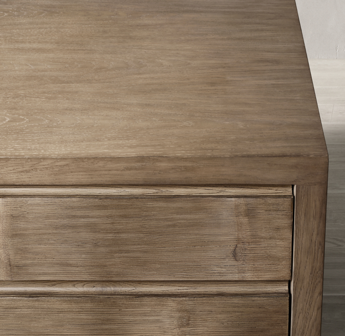 Wyeth Split Bamboo Closed Nightstand