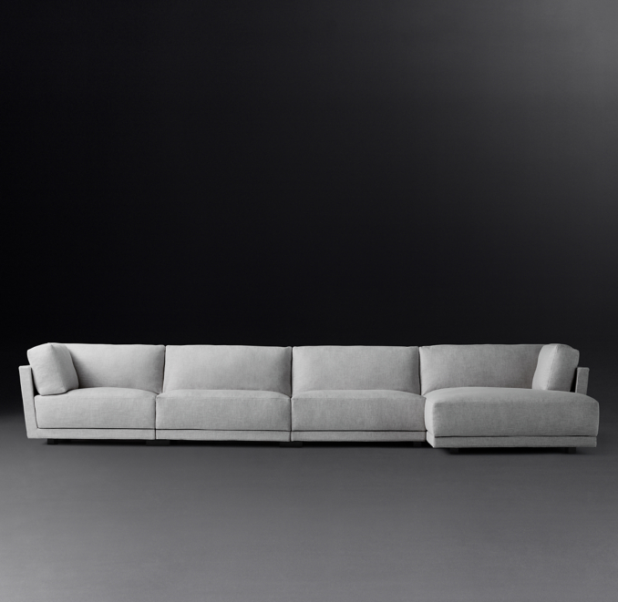 Lars Modular Right-Arm Sofa Chaise Sectional | RH