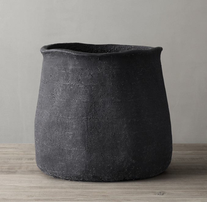Crosshatch Concrete Vessel - Large