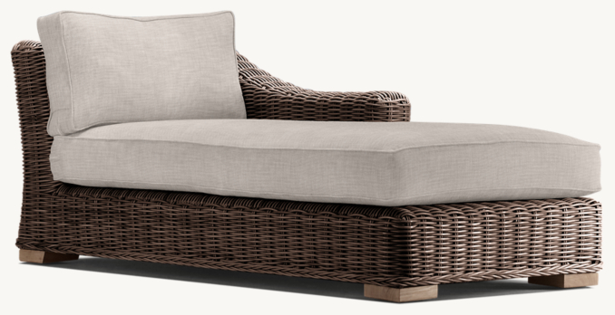 Provence Luxe Right-Arm Chaise | RH