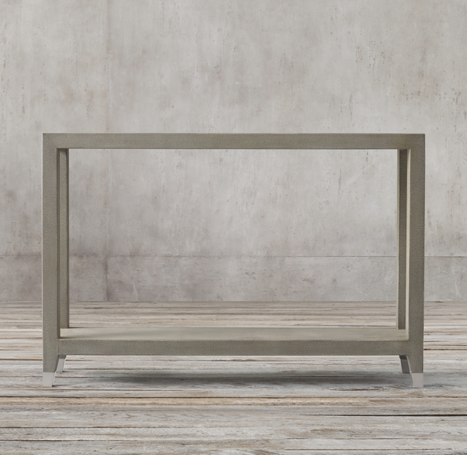 GRAYDON SHAGREEN CONSOLE TABLE