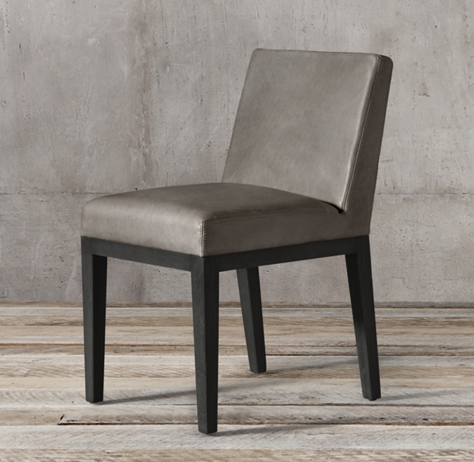 Morgan Leather Dining Side Chair