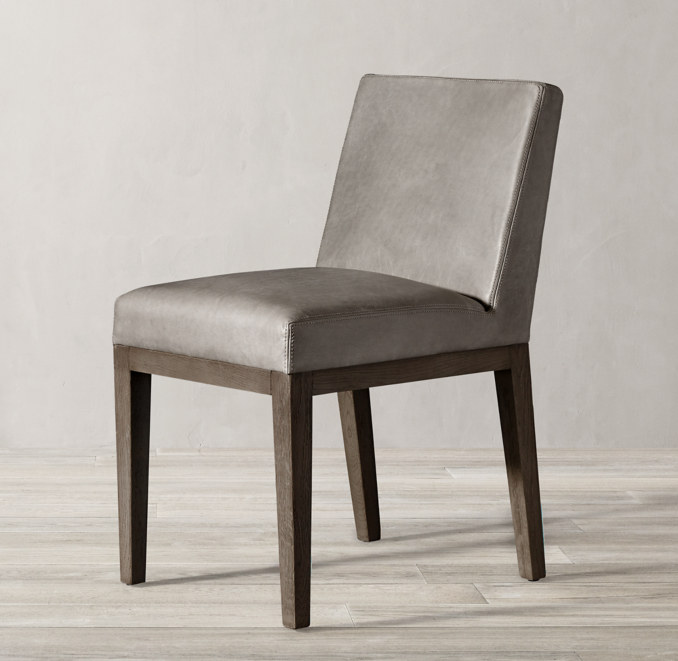 Morgan Leather Dining Side Chair