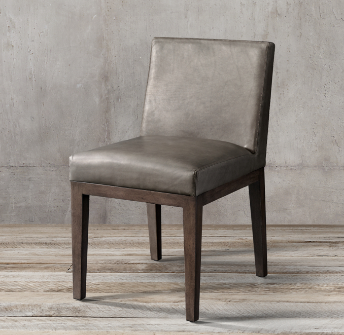 Morgan Leather Dining Side Chair
