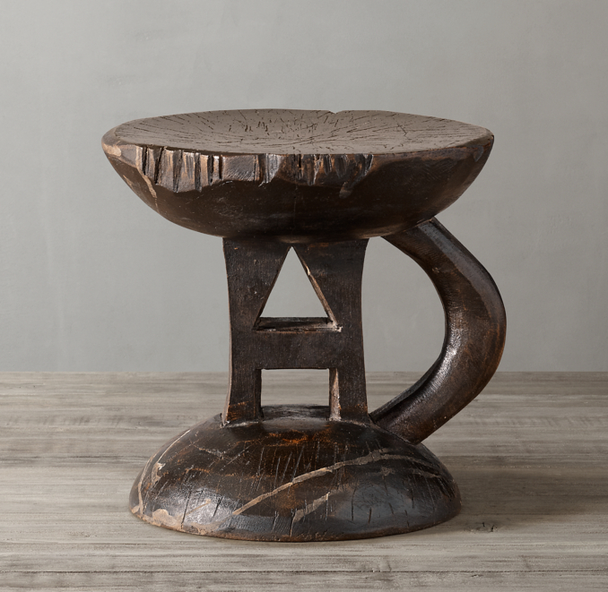 Carved-Wood African Stand 1