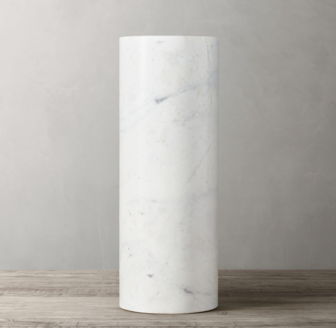 Round Marble Vase - Small