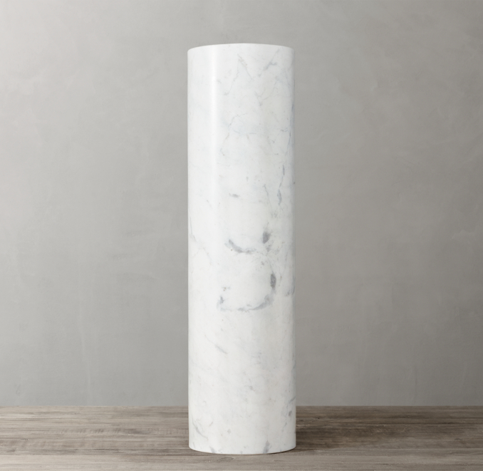 Round Marble Vase - Large