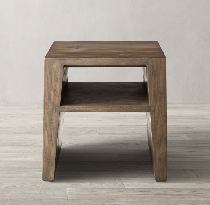 Wyeth Split Bamboo Square Side Table