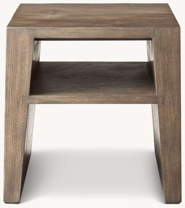 Wyeth Split Bamboo Square Side Table | RH