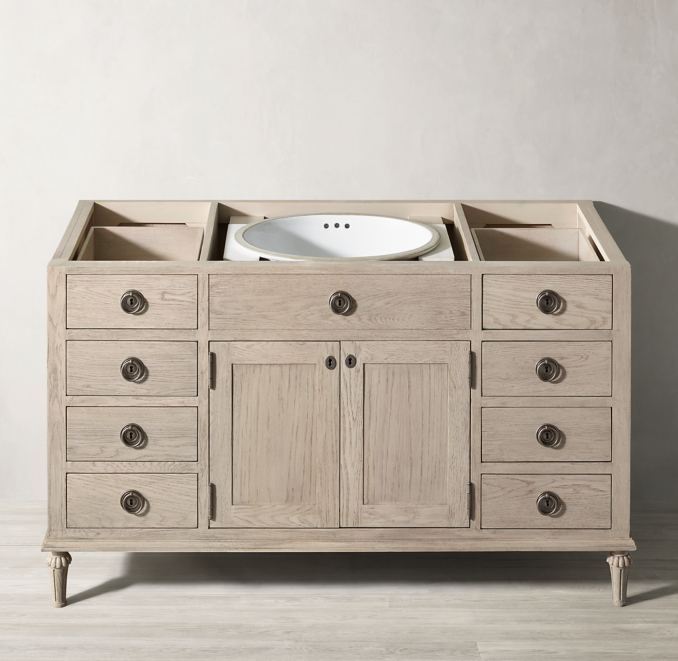 Maison Single Extra-Wide Vanity Base
