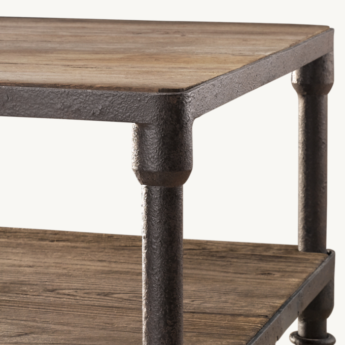 Restoration hardware industrial table store