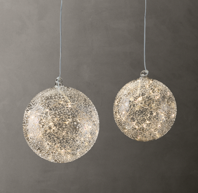 Long Lasting Luminous Starlit Glass Sphere Collection