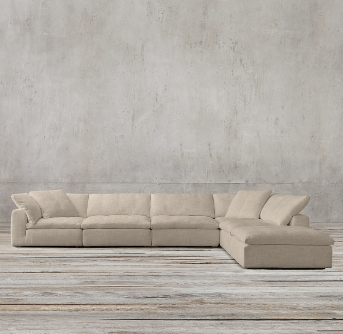 Cloud Modular Customizable Sectional