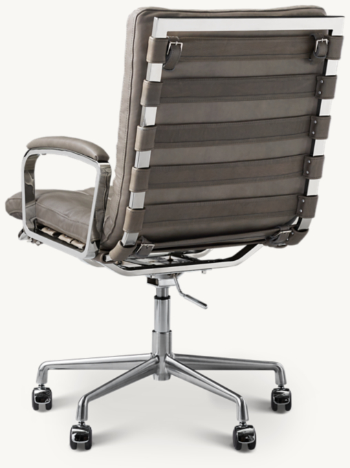 Rossi Leather Desk Chair RH