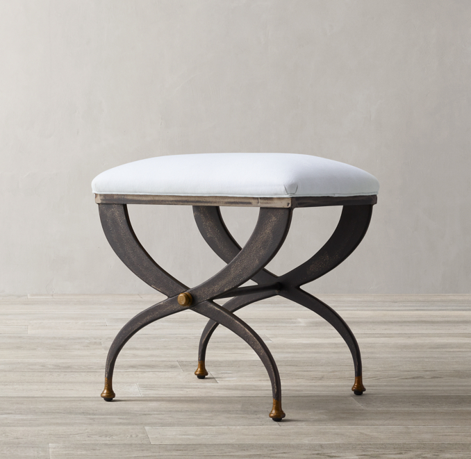 19th C. French S-Curve Stool