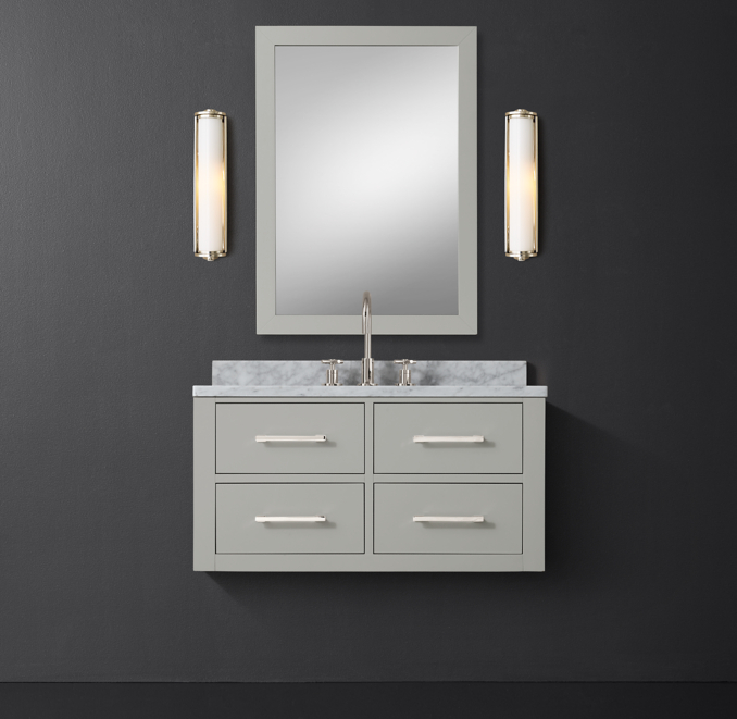 Hutton Single Floating Vanity | RH