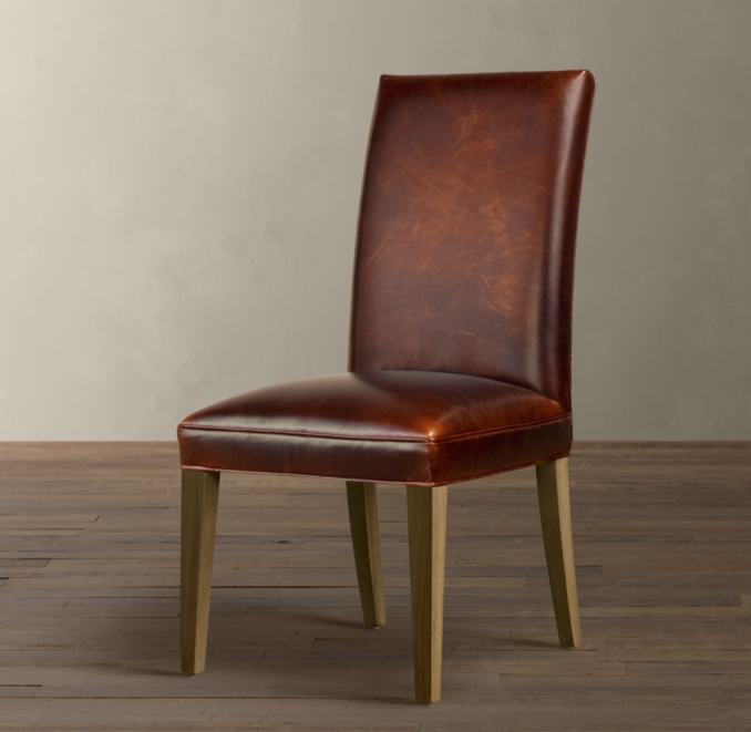 Hudson Parsons Leather Chair (Set of 6 Side) | RH