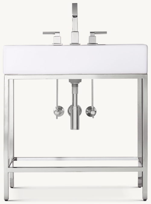 Hudson Metal Console Washstand | RH