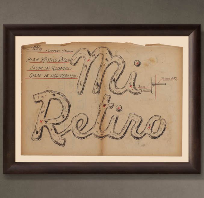 Mi Retiro Letrero ("My Retreat Sign"), 1947
