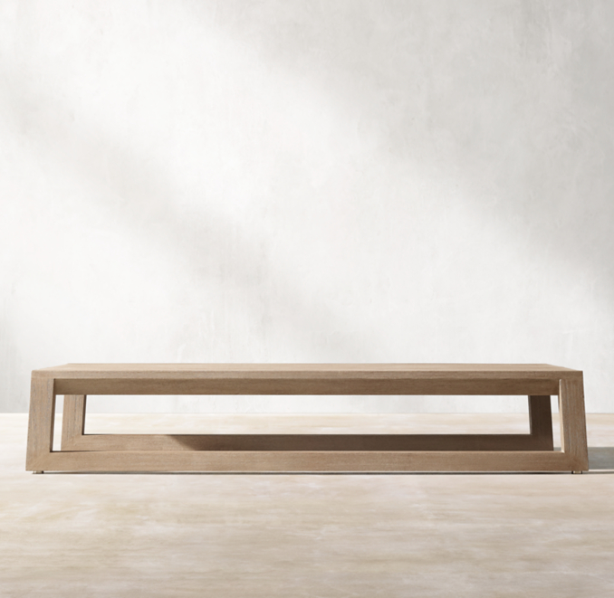 Sebastian Teak Rectangular Coffee Table