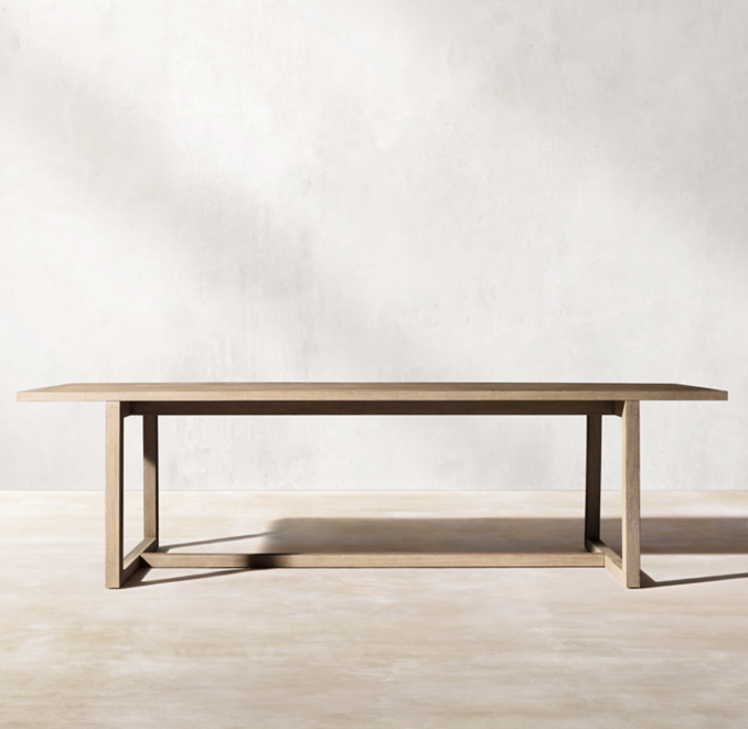 Sebastian Teak Rectangular Dining Table