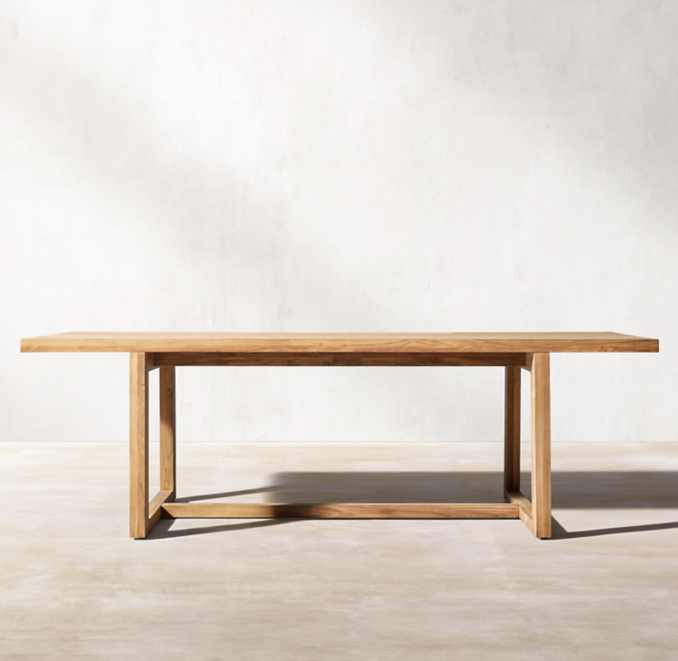 Sebastian Teak Rectangular Dining Table