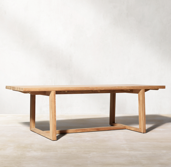 Sebastian Teak Rectangular Dining Table