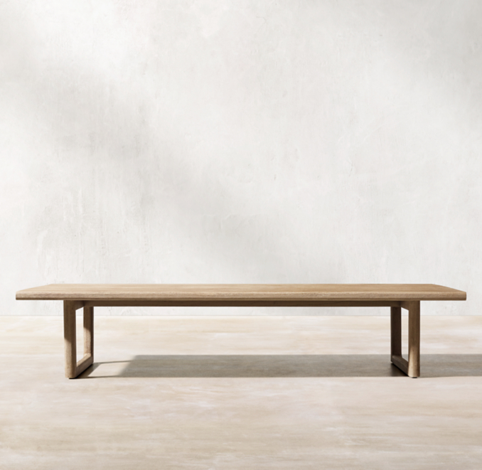 Mesa Teak Rectangular Coffee Table