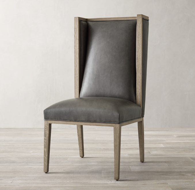 Durant Wingback Leather Dining Chair