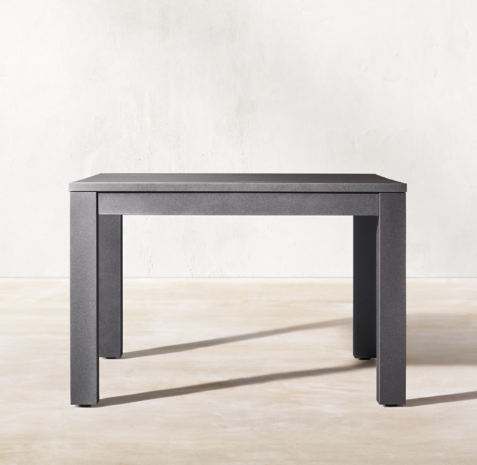 Belvedere Aluminum Square Dining Table
