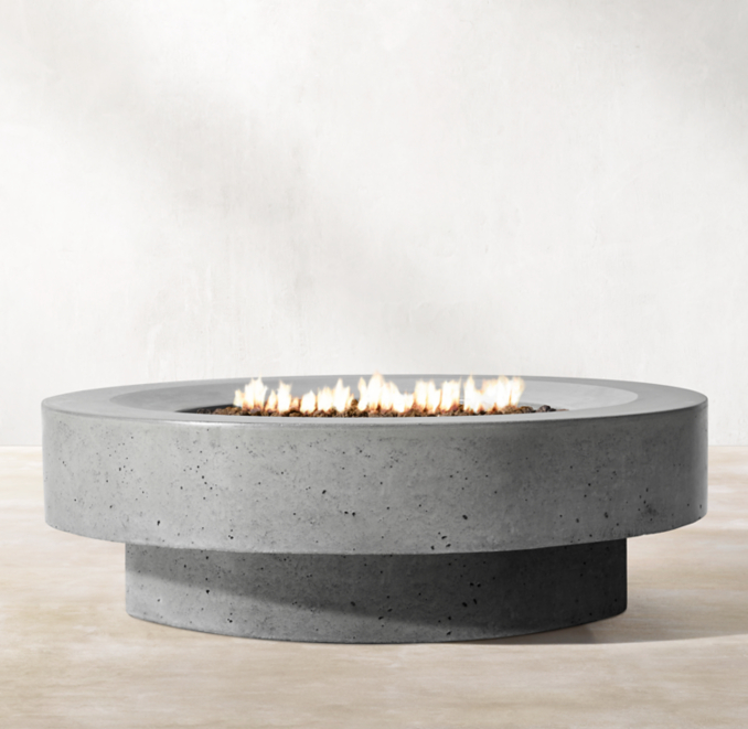 Ojai Round Fire Table