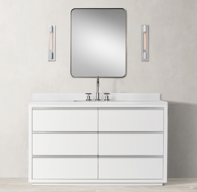 Bezier Single Extra-Wide Vanity