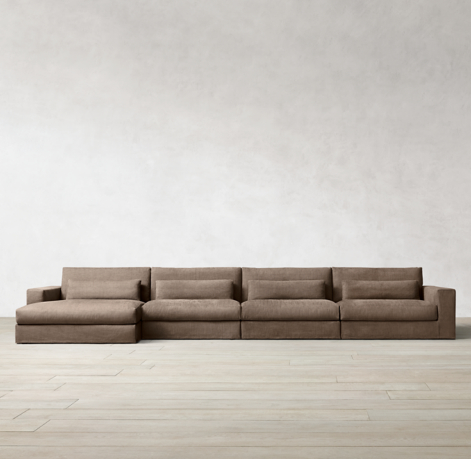 Lugano Modular Sofa Chaise Sectional | RH