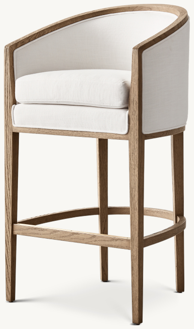 Dixon Fabric Bar & Counter Stool | RH