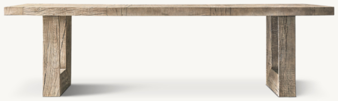 Trieste Rectangular Dining Table | RH