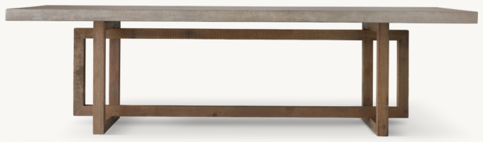 Heston Rectangular Dining Table RH