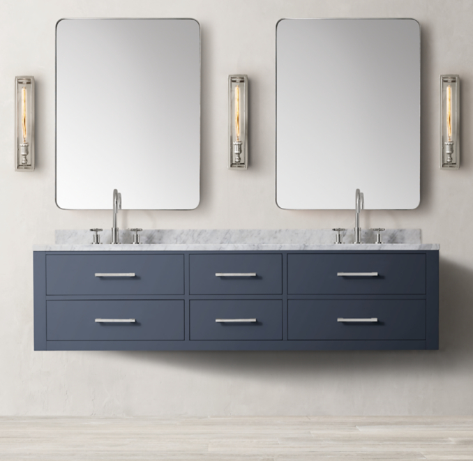Hutton Double Floating Vanity