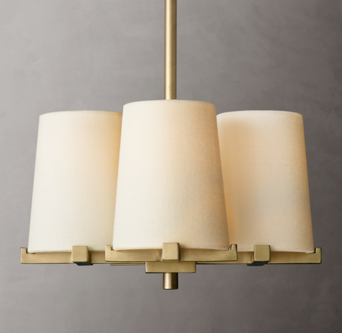 Pauillac Fabric Shade Pendant