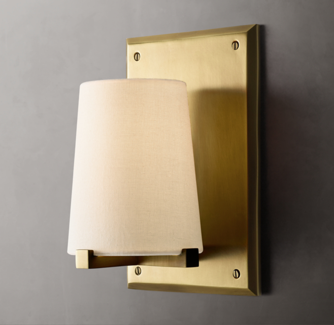 Pauillac Fabric Shade Sconce