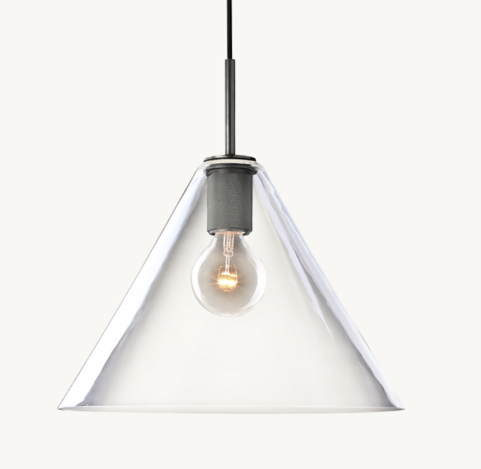 Utilitaire Funnel Shade Pendant 14" | RH