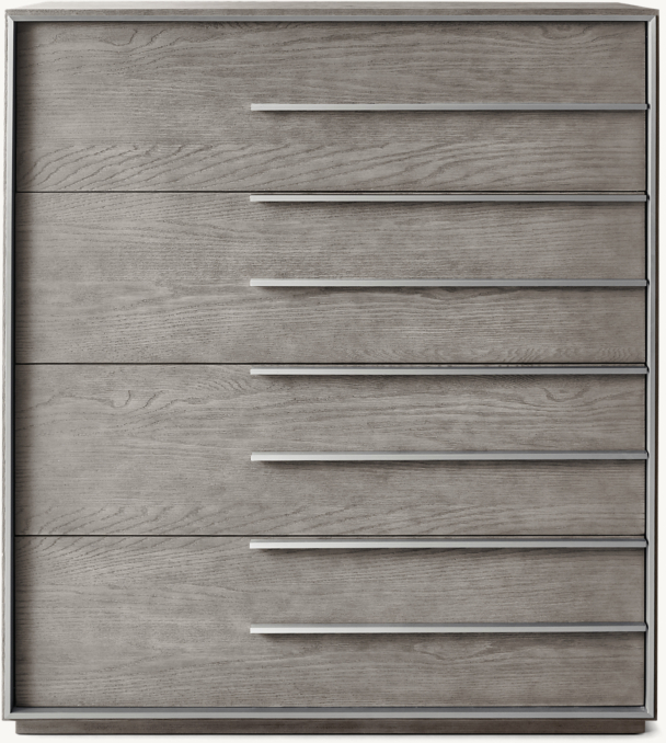 Calvin 4-Drawer Narrow Dresser | RH