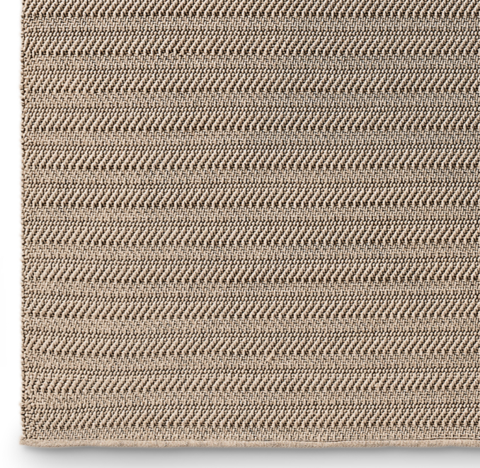 Braided Herringbone Outdoor Rug Swatch