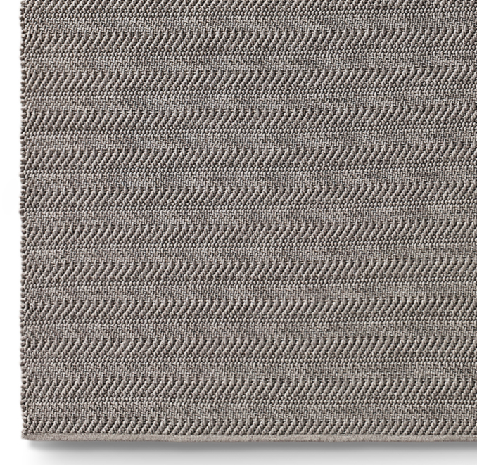 Herringbone Outdoor Rug Swatch