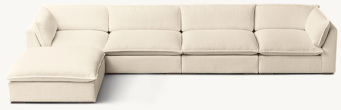Costera Modular Left-Arm Sofa-Chaise Sectional