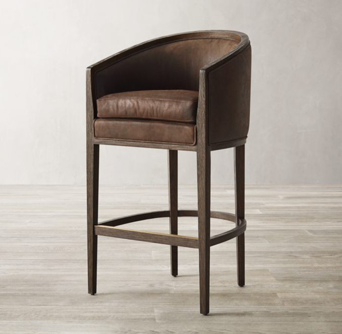 Dixon Leather Bar & Counter Stool