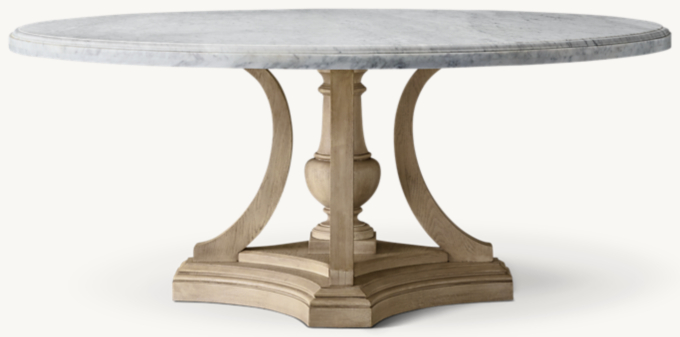 Restoration hardware st james table round store